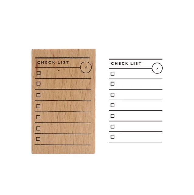 Jual STAMP CHECK LIST / NOTE CHECK LIST | Shopee Indonesia