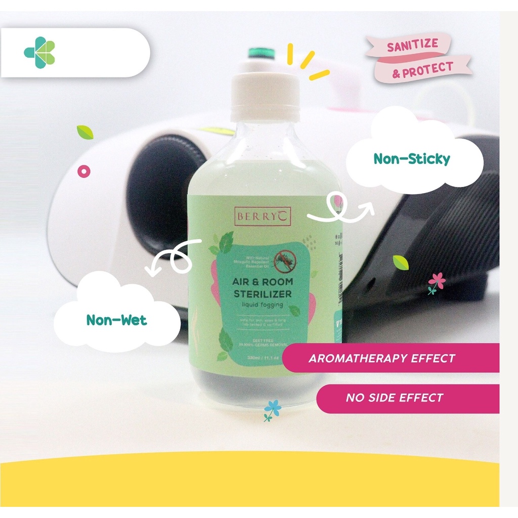 Jual MESIN FOGGING BERRYC LIQUID MOSQUITO REPELLENT WITH PEPPERMINT OIL ...