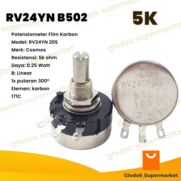 Jual Potensio Cosmos RV24 5K RV24YN 20S B502 | Shopee Indonesia