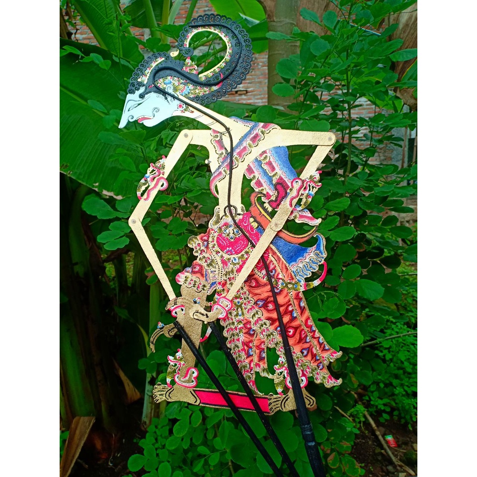 Jual Wayang Kulit Sapi Asli Laksmana/Laksmi/Lesmana Alusan Ukuran ...
