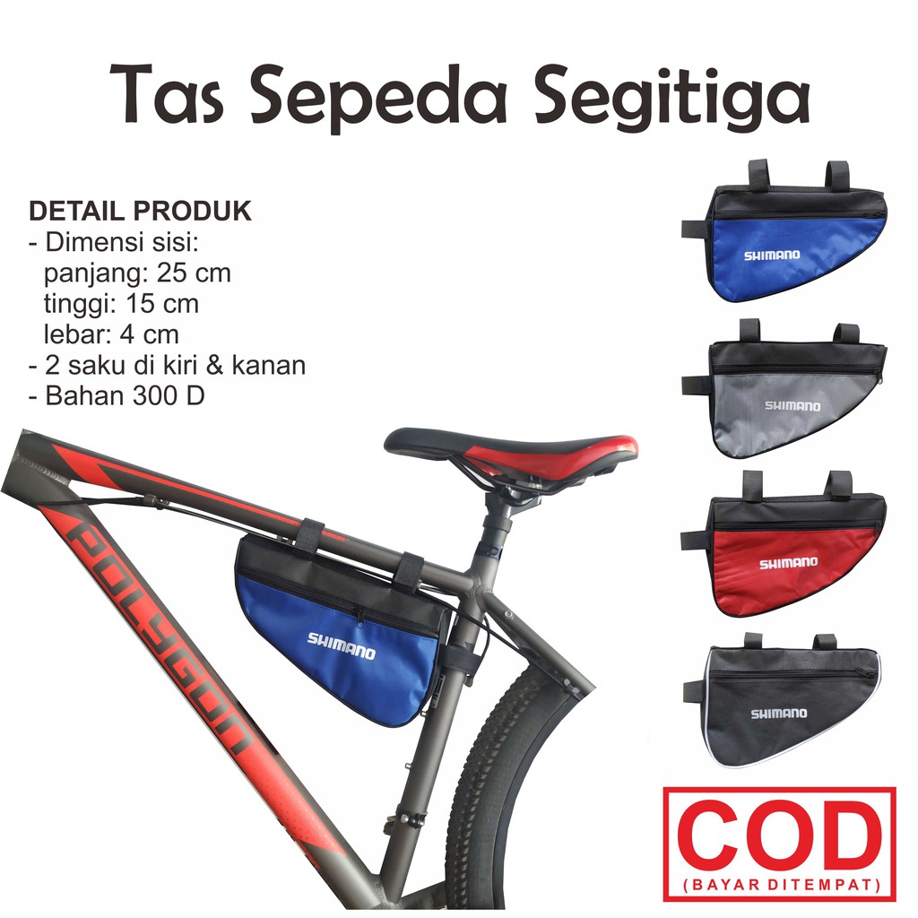 Jual Tas Sepeda Segitiga Frame Sepeda MTB Touring Hybrid | Shopee Indonesia