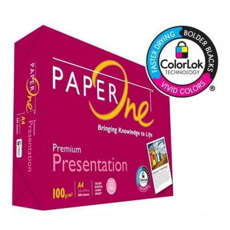 Jual Kertas A4 100gr Premium Presentation Paper One | Shopee Indonesia