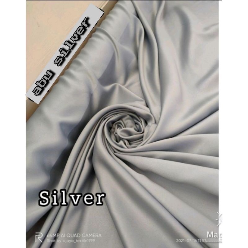 Jual Kain bahan Velvet Valentino silk/ kain bahan satin velvet silk ...