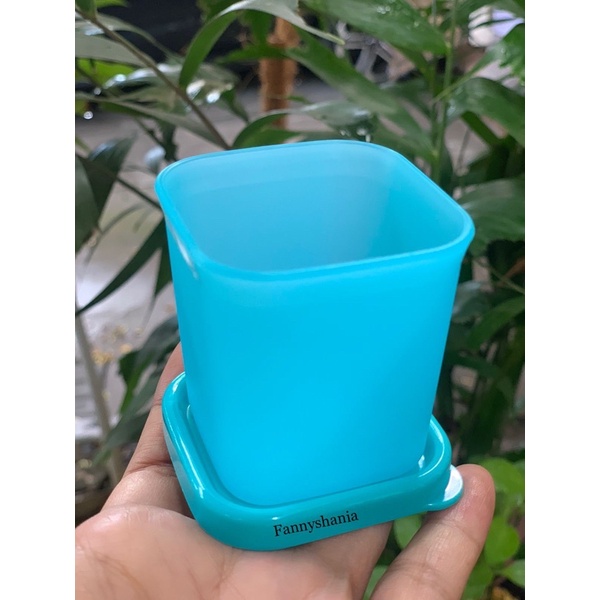 Jual Tupperware Mini Tumbler80ml Gelas kotak Original / Tumbler lucu ...