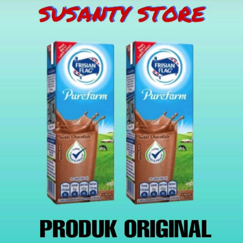 Jual FRISIAN FLAG PUREFARM SUSU UHT KEMASAN 225ML. | Shopee Indonesia