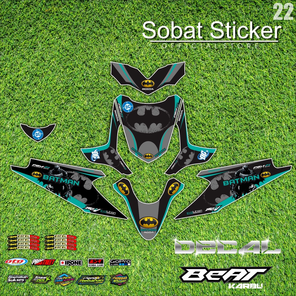 Jual Decal Stiker Fullbody Beat Karbu 2008 2009 2010 2011 2012 Variasi ...