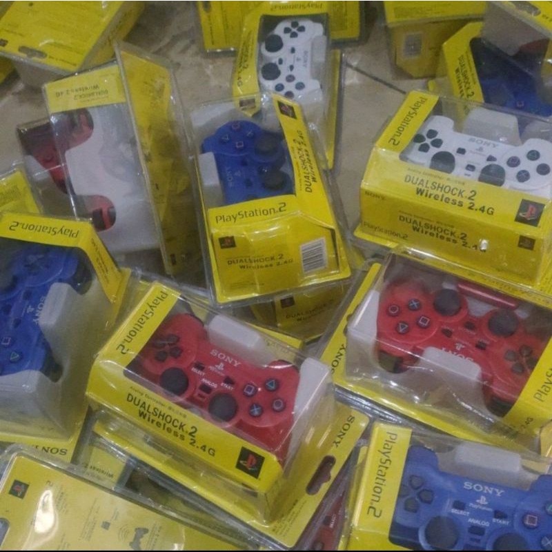 Jual STIK PS2 WIRELESS (STIK PS2 TANPA KABEL) Stik Stick Controller PS2 ...