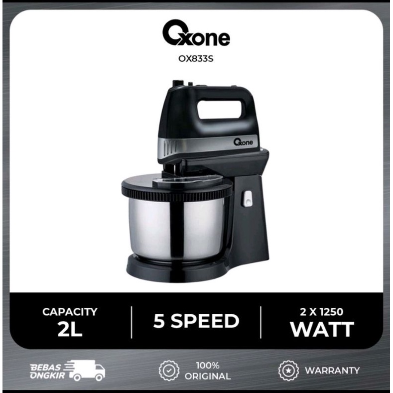 Jual Oxone OX833S Standing Mixer with stainless & Rotating Bowl ox-833S ...