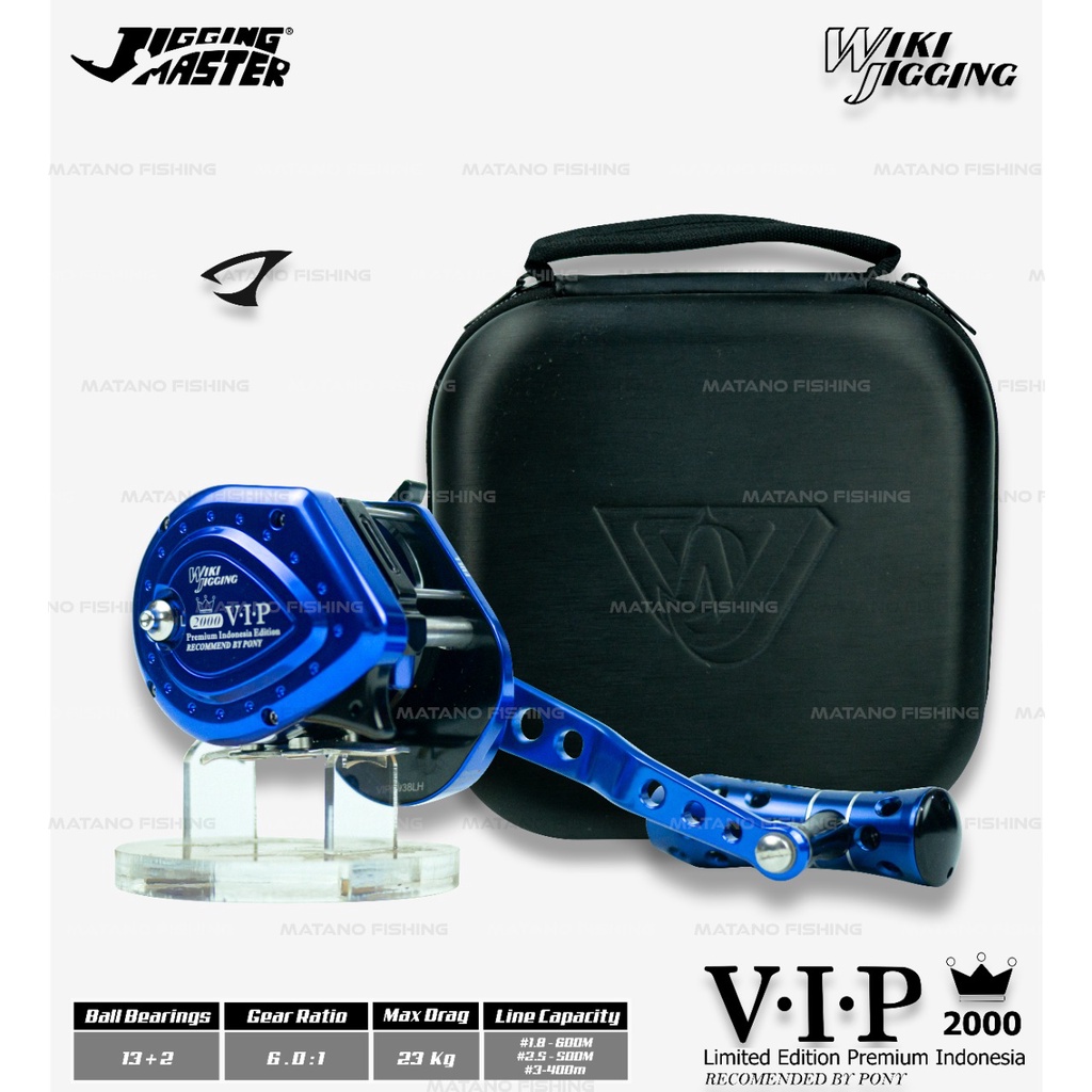 Jual REEL JIGGING MASTER WIKI VIP 2000 PREMIUM INDONESIA | Shopee Indonesia