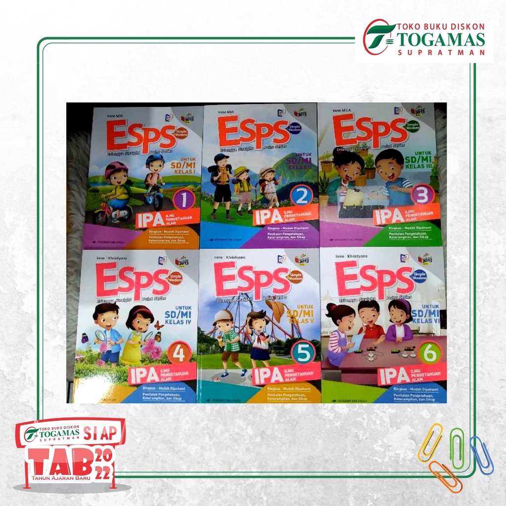 Jual [ORIGINAL] ESPS : IPA SD 1/2/3/4/5/6 KURIKULUM 2013 *NEW // KURIKULUM MERDEKA | Shopee ...