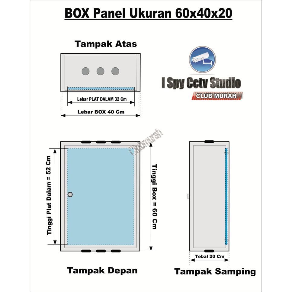 Jual Box Panel Listrik 60x40x20 Box Dvr Box Listrik Ukuran ...