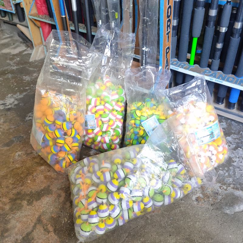 Jual PELAMPUNG PANCING BUSA BULAT BERBAGAI VARIASI - PELAMPUNG PANCING ...
