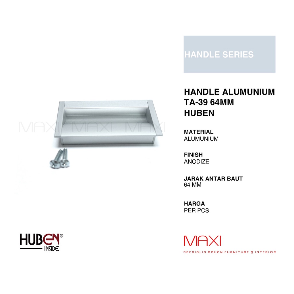 Jual Huben Handle TA-39 64 mm - Handle Tarikan Huben Alumunium | Shopee ...