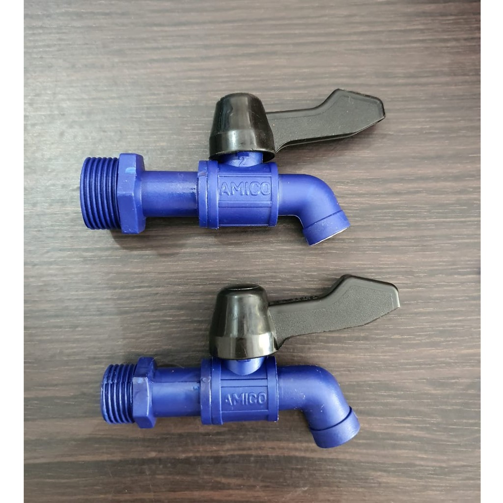 Jual KRAN KERAN AIR PVC AMICO 3/4 INCH / KERAN KRAN AIR PLASTIK AMICO 3 ...