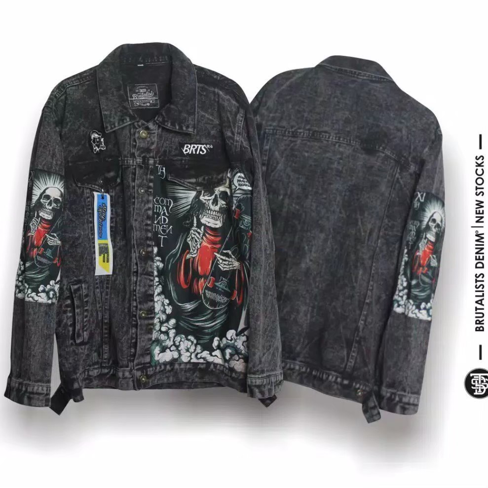 Jual Violent store | brutalists Jaket Jeans Pria Keren | Jaket Jeans ...