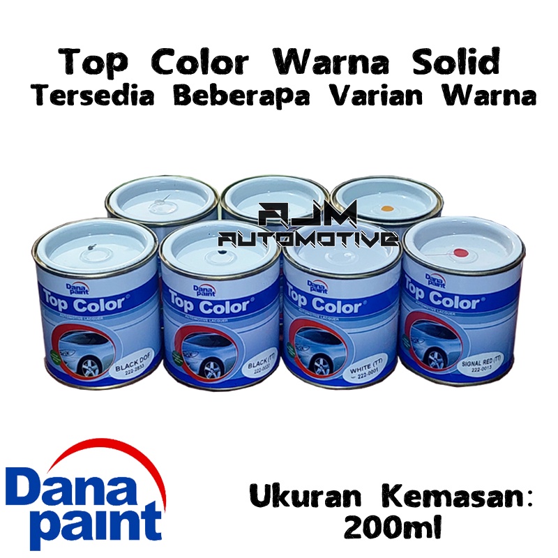 Jual Cat Top Color/ Cat Mobil Kayu Besi Duco 200ml | Shopee Indonesia