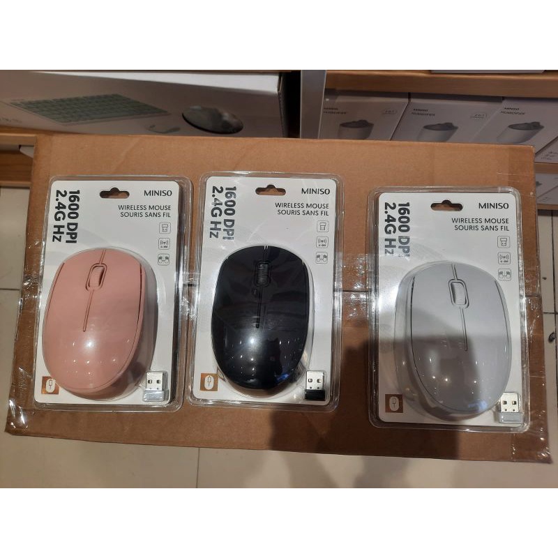 Jual miniso mouse wireless | Shopee Indonesia