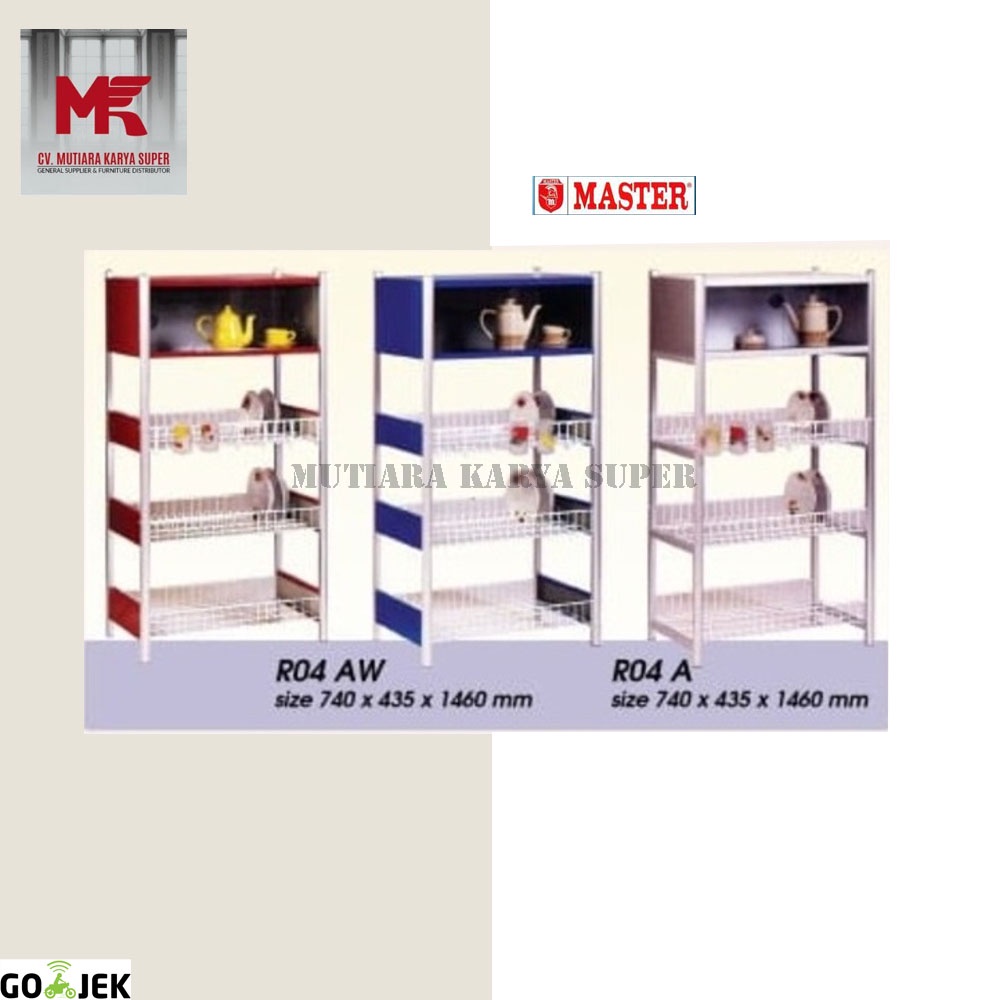 Jual RAK PIRING MASTER | RAK PIRING MASTER R04AW | RAK PIRING MASTER ...