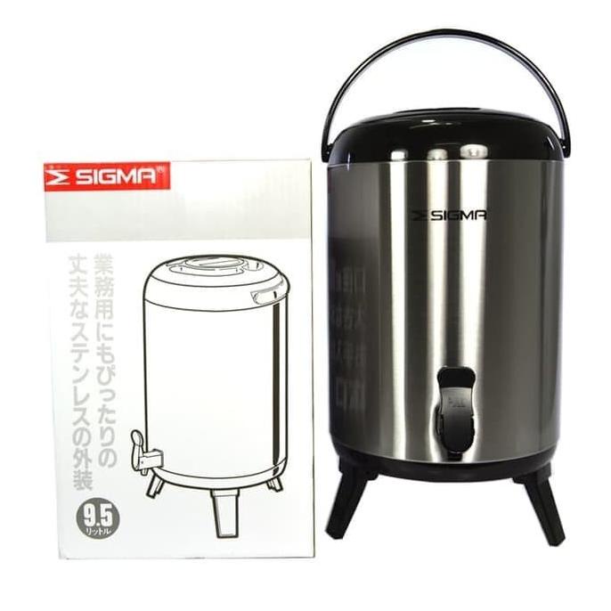 Jual SIGMA DISPENSER TERMOS AIR PANAS / DINGIN / WATER JUG 9.5 LTR ...