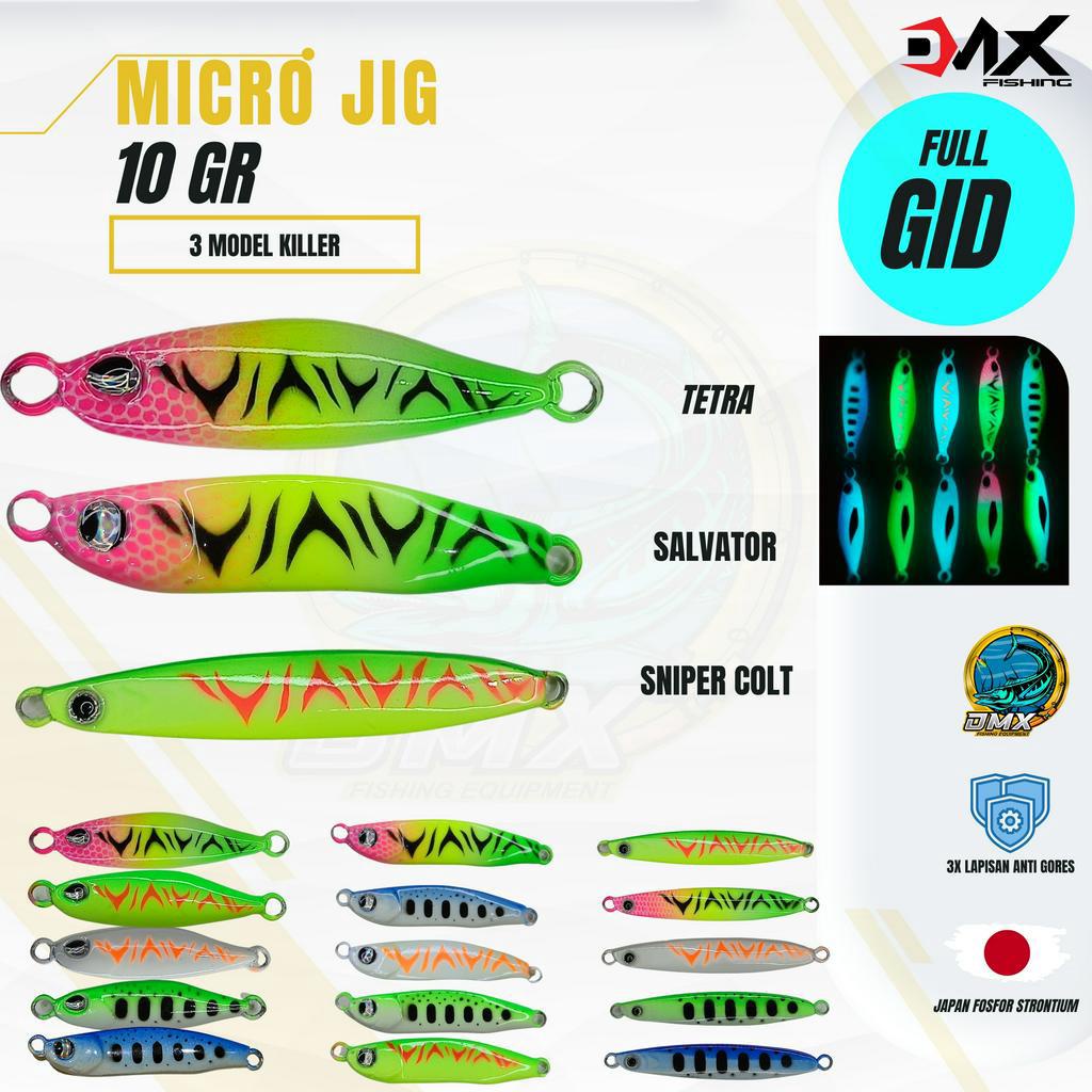 Jual MICRO JIG 10 gram FULL GID KILLER 3 VARIAN TETRA SALVATOR SNIPER ...