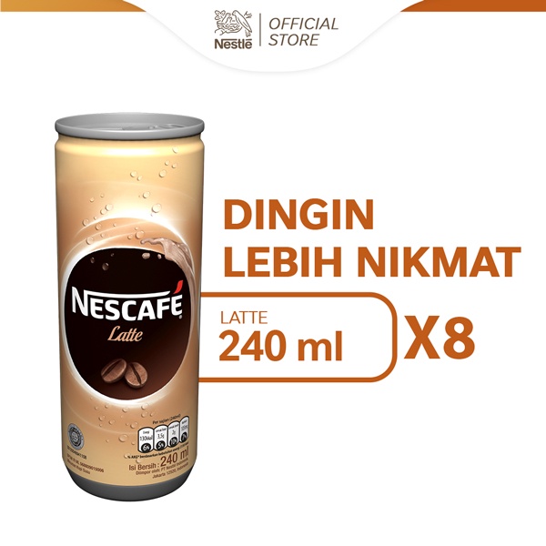 Jual NESCAFÉ Minuman Kopi Susu Latte Kaleng 240ml 8 pcs | Shopee Indonesia