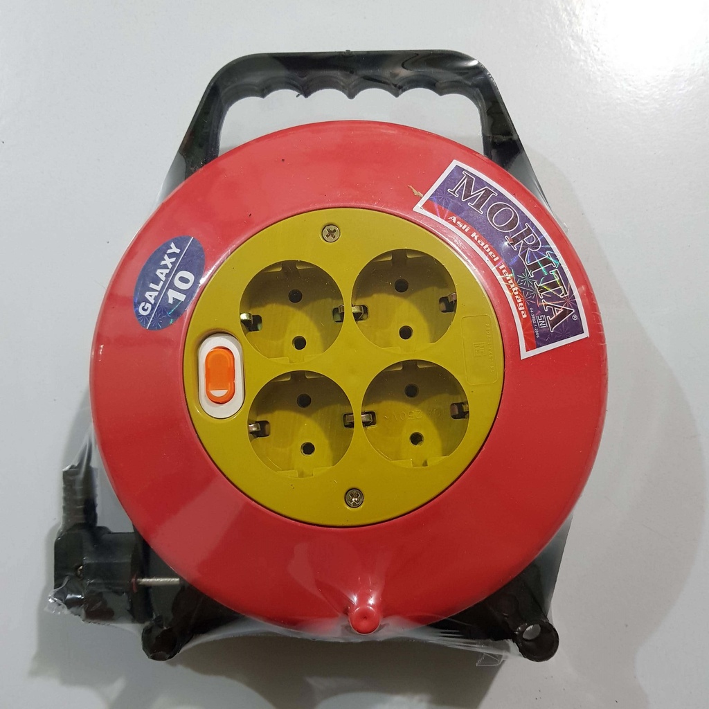 Jual BOX KABEL MORITA 10 METER / KABEL ROLL / STOP KONTAK / SAMBUNGAN ...