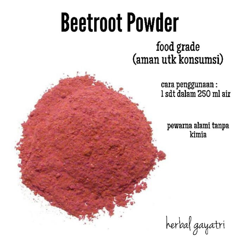 Jual Beetroot Powder / Bubuk Buah Bit Merah | Shopee Indonesia