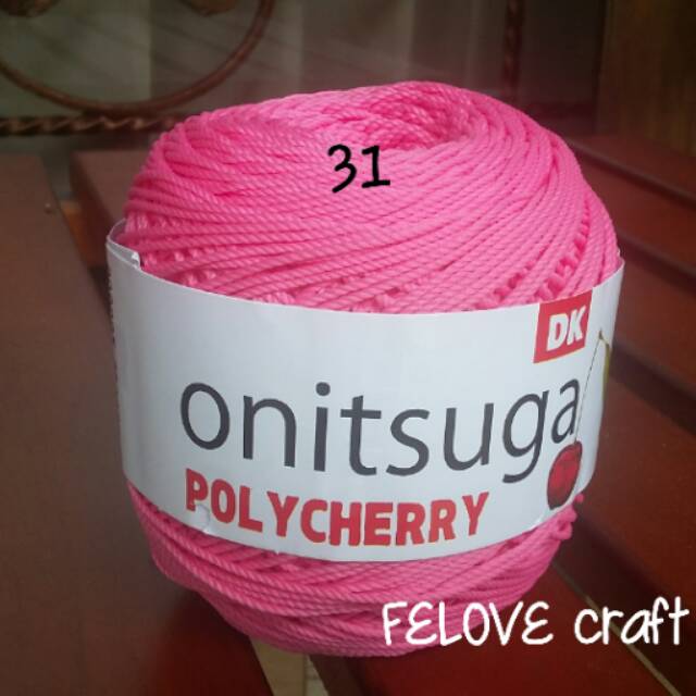 Jual Benang Rajut Onitsuga Polycherry Warna 8924 (31) | Shopee Indonesia