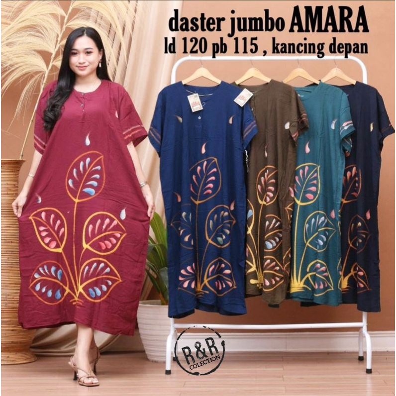 Jual Daster Jumbo LUKIS AMARA ELSHA LD 120 / Daster Bumil Busui Murah ...