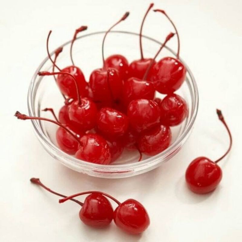 Jual cherry cerry ceri merah tangkai repack 100 gr | Shopee Indonesia
