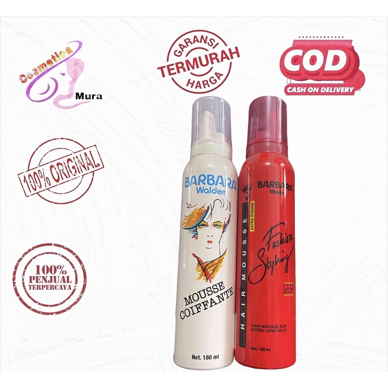 Jual ** BARBARA FOAM 180 ML ** [ Foam 180 ML ] BARBARA HAIR FOAm 180 ML ...