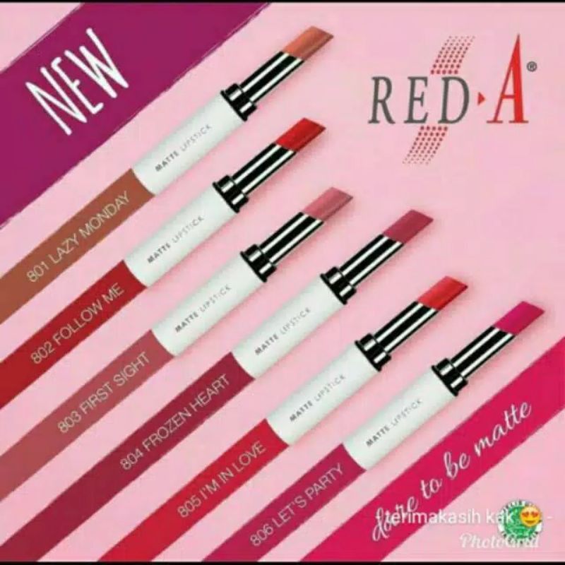 Jual Red-A Lip Matte | Shopee Indonesia
