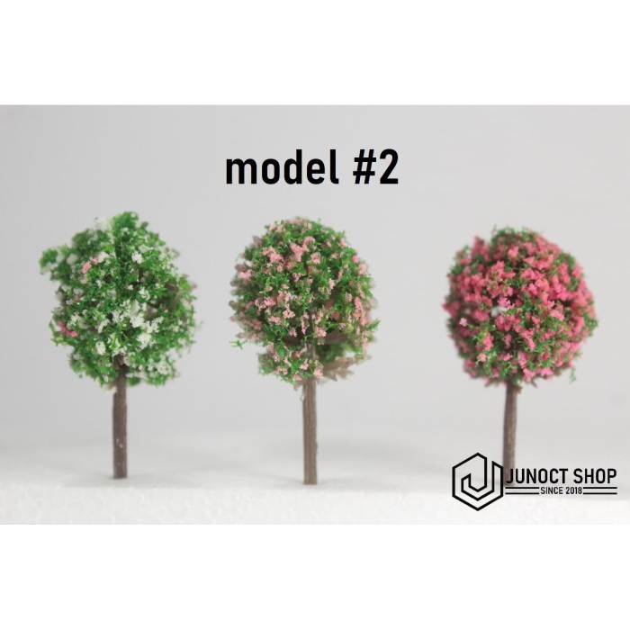 Jual d02fbb Taman Pohon Bulat Bunga Skala 1/100 1:100 - Diorama / Maket ...