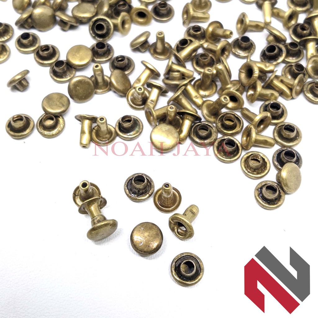 Jual PAKU CENTANG/PAKU RIVET UKURAN 6 MM PER 100 SET V 1000 ATG ...