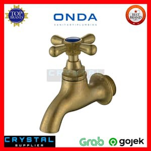 Jual KRAN ONDA BK 1/2" inch / Keran Tembok Putar Taman Besi Air ½ ...