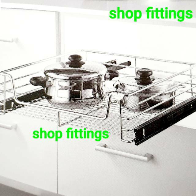 Jual VITCO Drawer Pull Out Rak Panci Serba Guna SC or XC 24040 45 50 60 ...