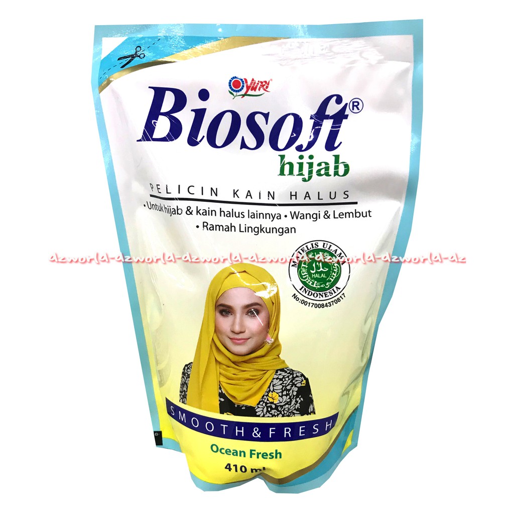 Jual Biosoft 410ml Hijab Pelicin Ocean Fresh Pelicin Untuk Kain Hijab & Kain Halus Lainya Refill ...
