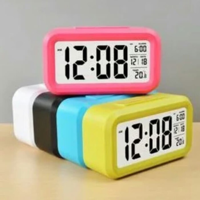 Jual Jam Weker Jam Beker Alarm Digital Clock Full Colour JP 9901 ...