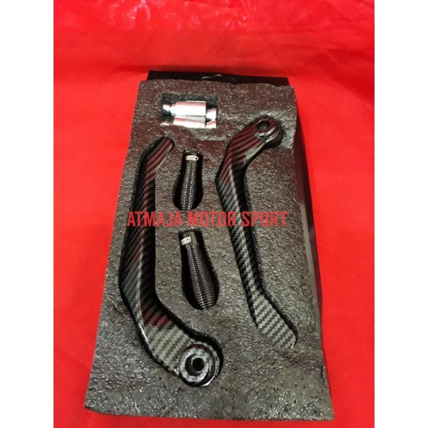 Jual PROGUARD HANDGUARD MOTOR AGV RACING DOMINO RIZOMABOY CNC CARBON ...