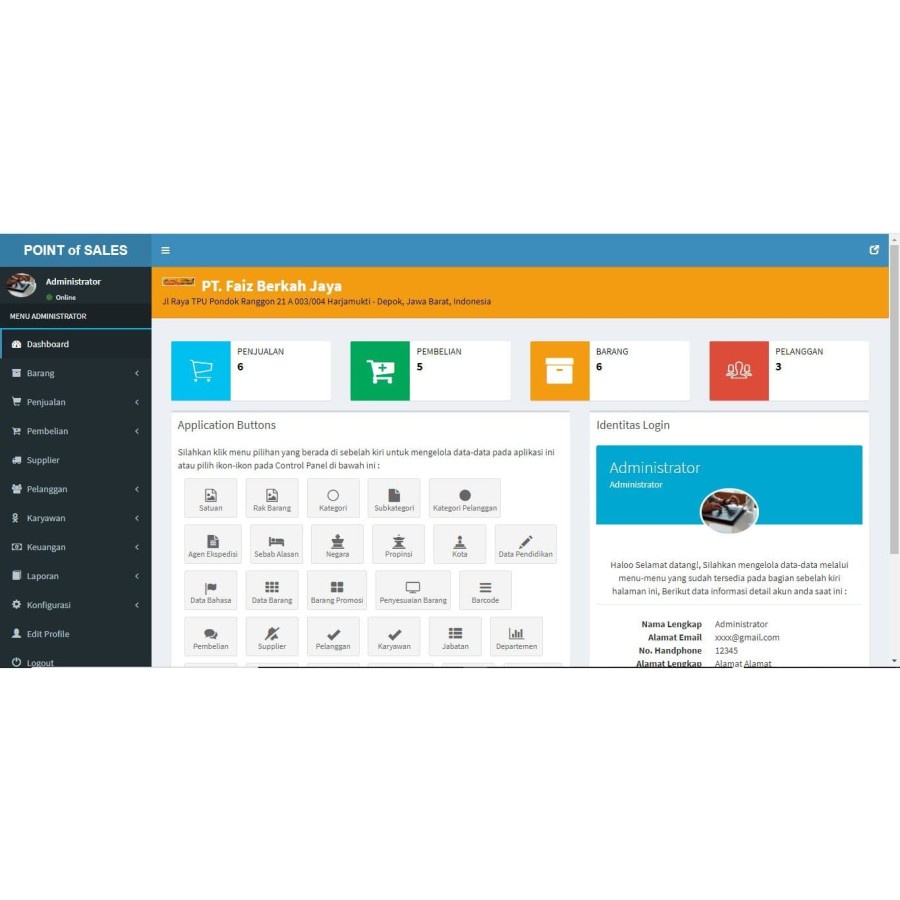 Jual Source Code Website Aplikasi Kasir POS Penjualan Barang | Shopee ...