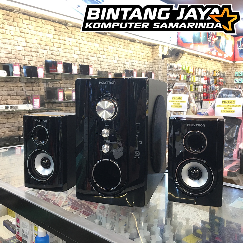 Jual Speaker / Salon Polytron PMA-9320 Multimedia Bluetooth Bazzoke ...
