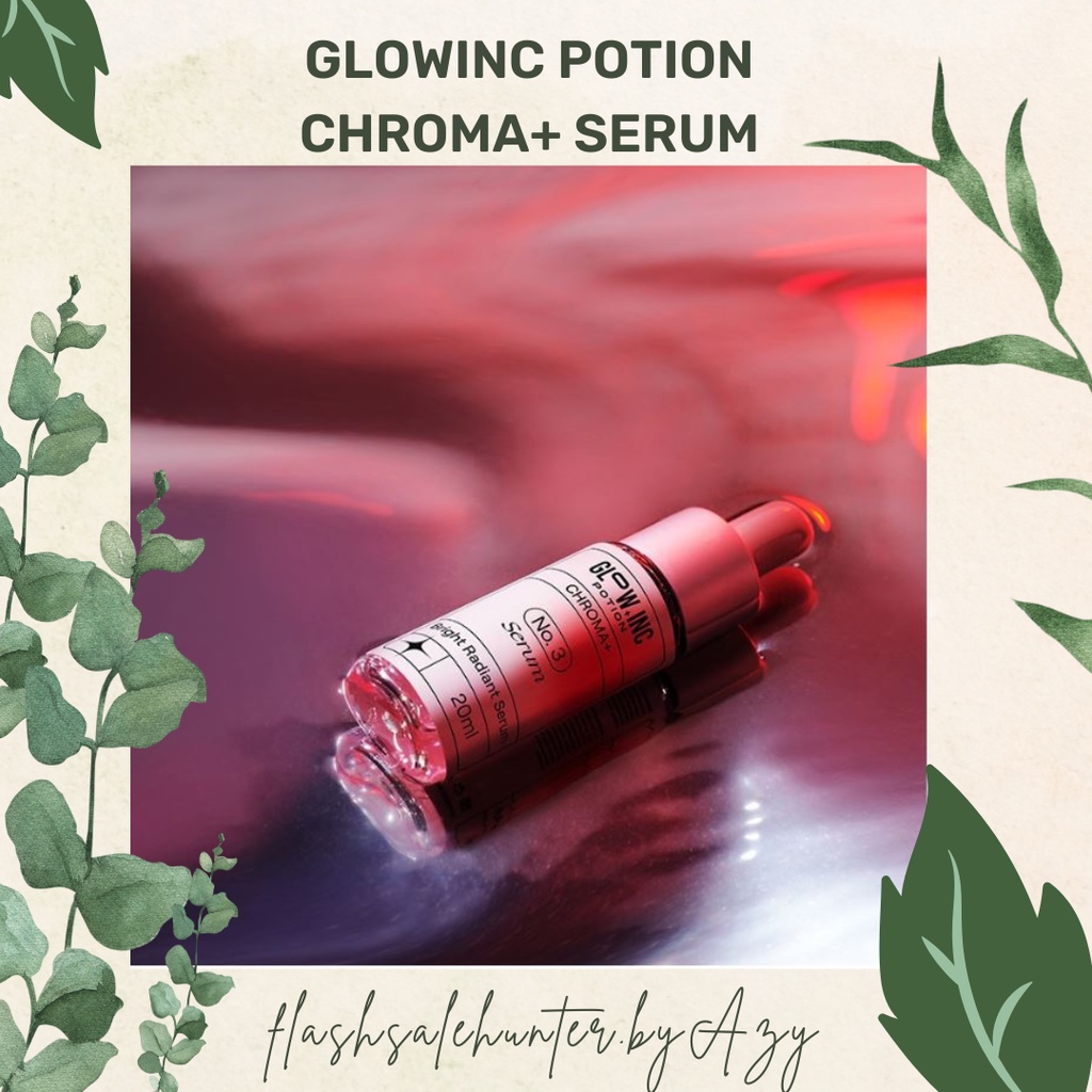 Jual [Normal Price : 89k] GLOWINC POTION CHROMA+ Bright Radiant Serum ...