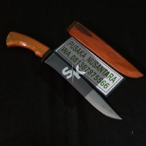 Jual pisau sembelih tarsi baja per super tajam motif kayu juar kuning ...