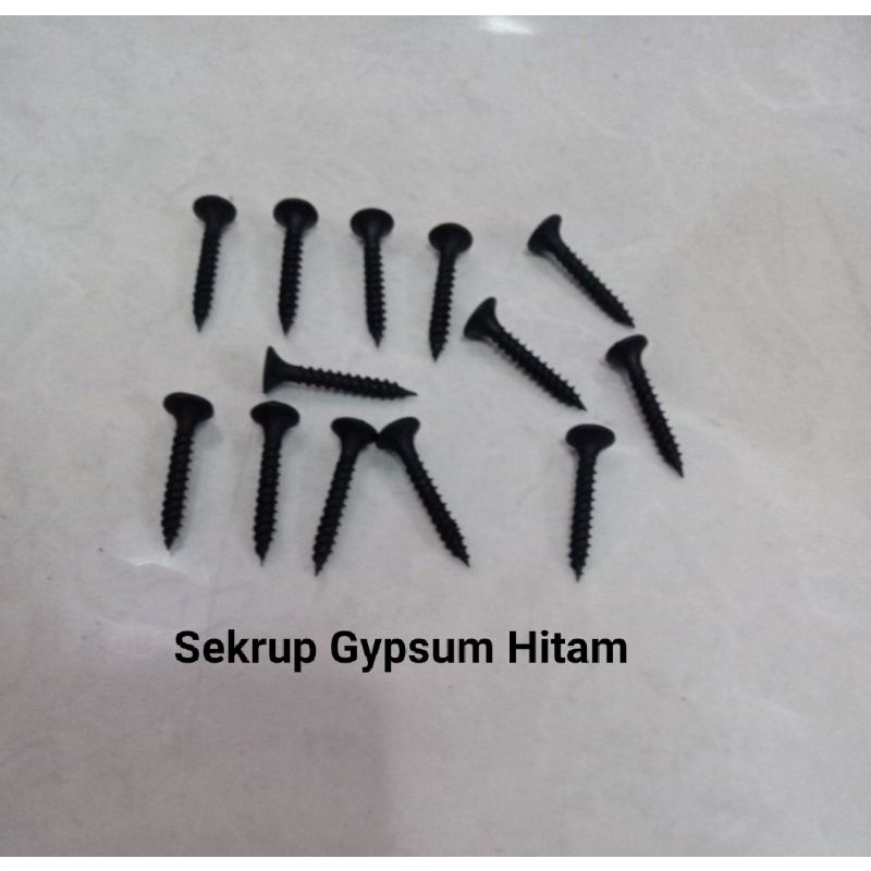 Jual SEKRUP GYPSUM HITAM / DRYWALL HITAM / SKRUP HITAM / SEKRUP BAJA HITAM 2,5CM, 3CM, 3,5CM ...