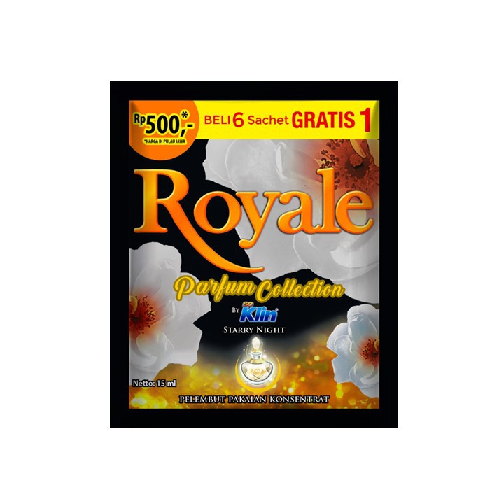 Jual Royale Softener White Starry Night Sachet 15ml (Isi 12 Sachet ...