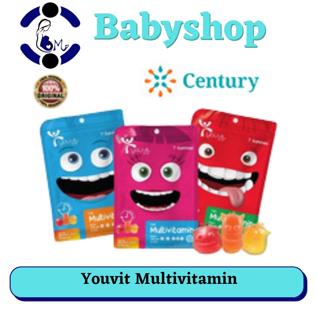 Jual Youvit Multivitamin Gummy Anak / Dewasa Sachet 7 Days | Shopee Indonesia