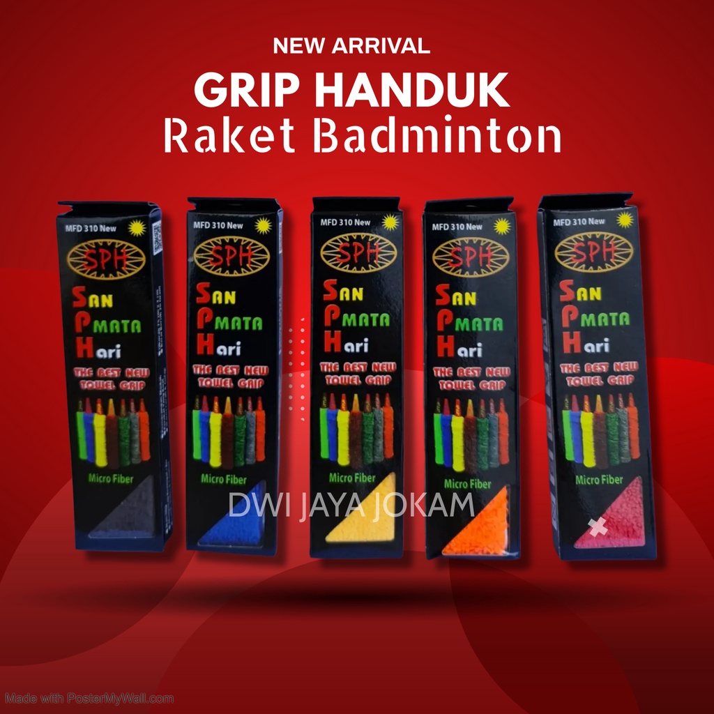 Jual Grip Handuk Microfiber / Grip Raket Badminton / Grip Raket Bulu ...