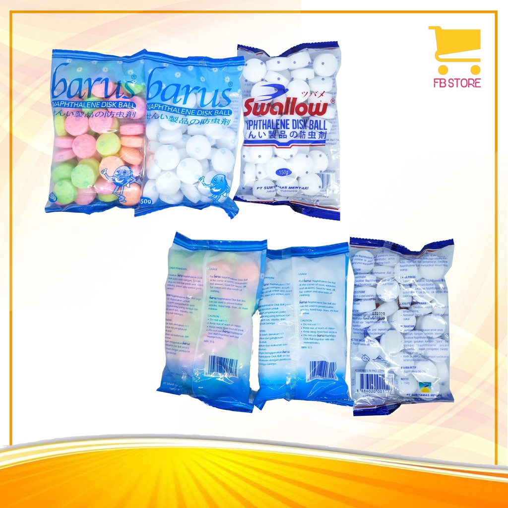 Jual Kapur Barus / Kamper Barus Swallow 150g | Shopee Indonesia