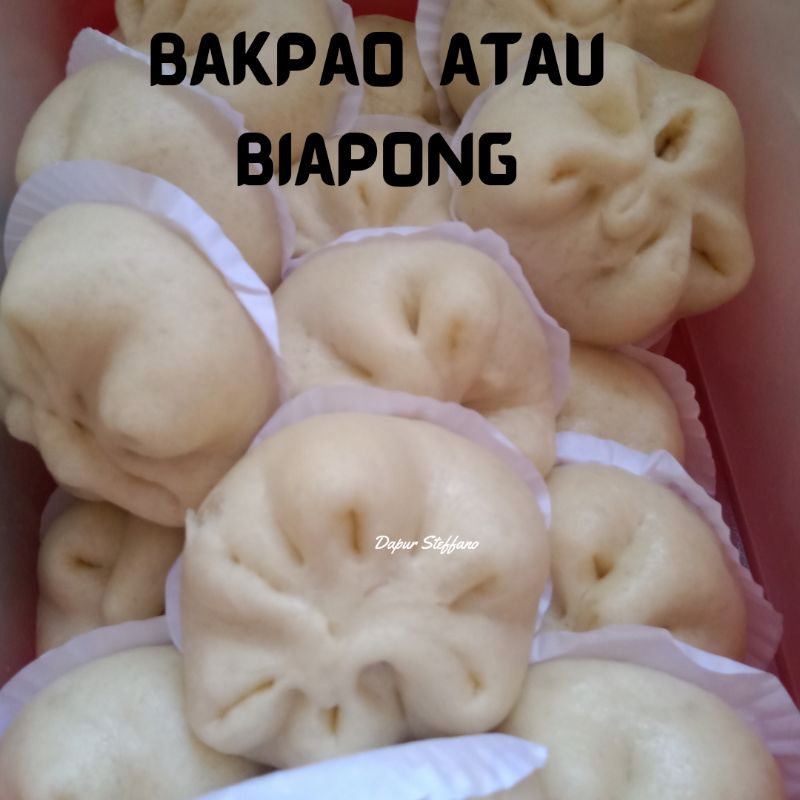 Jual (20)Bakpau Biapong isi unti kelapa | Shopee Indonesia