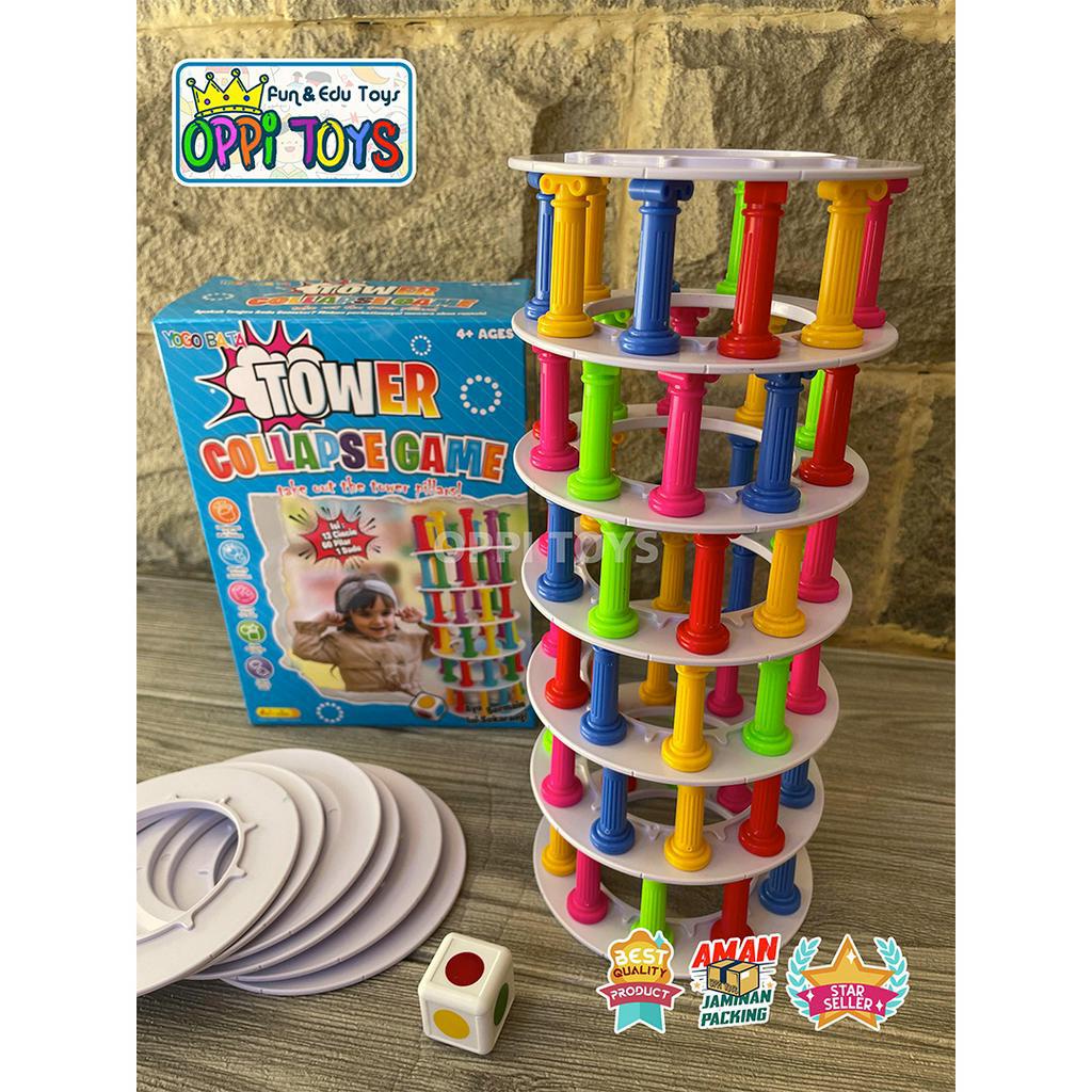 Jual Mainan Tower Collapse Game - Mainan Board Game Susun Pilar ...